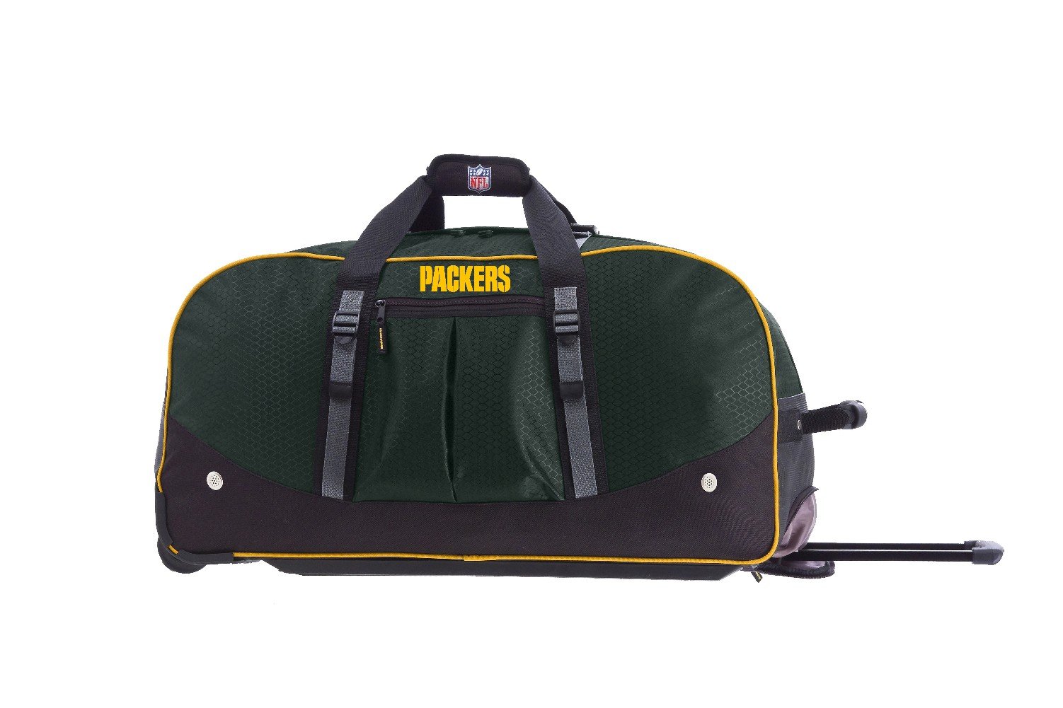 Snapklik.com : NFL Green Bay Packers Wheeled 24-Inch Duffel Bag