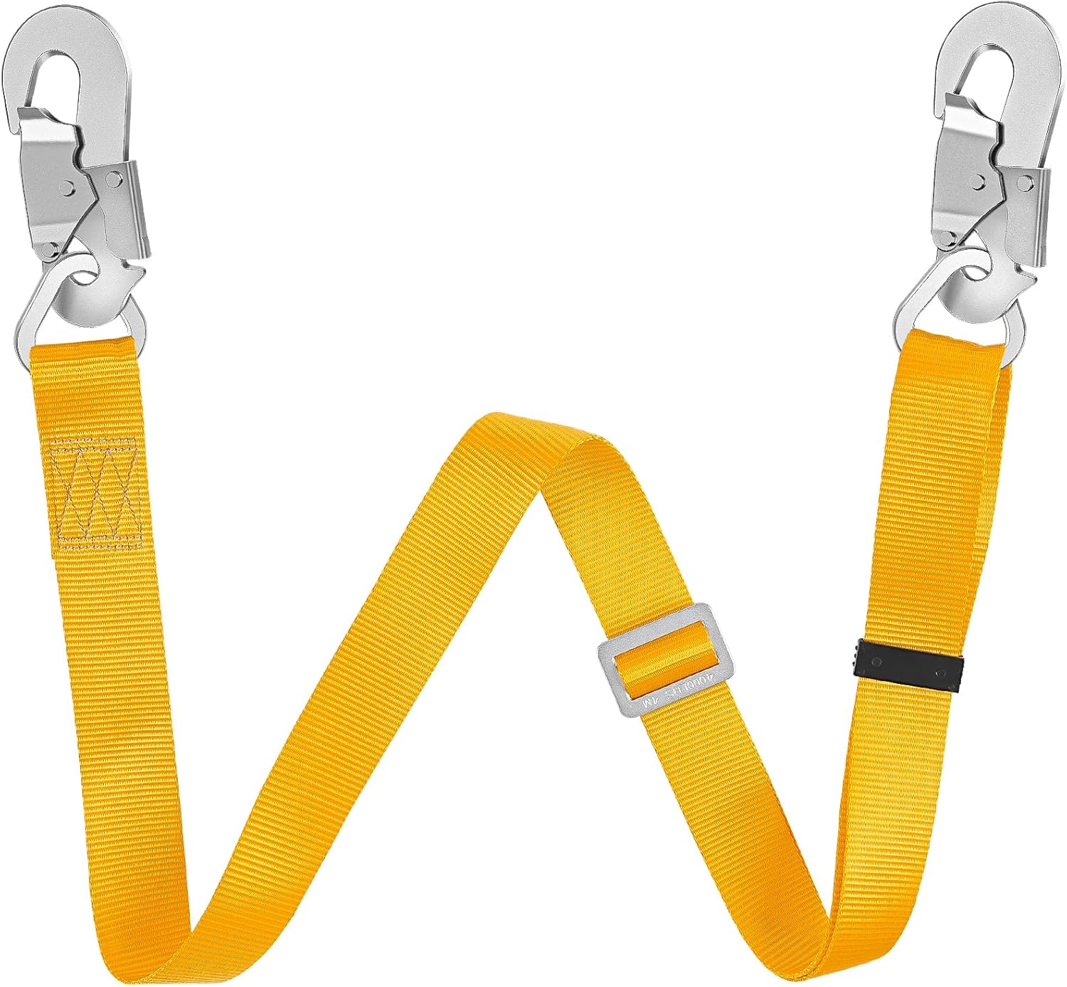 NTR Fall Protection Lanyard, Safety Belt Adjustable, 4-6 Feet Outdoor ...