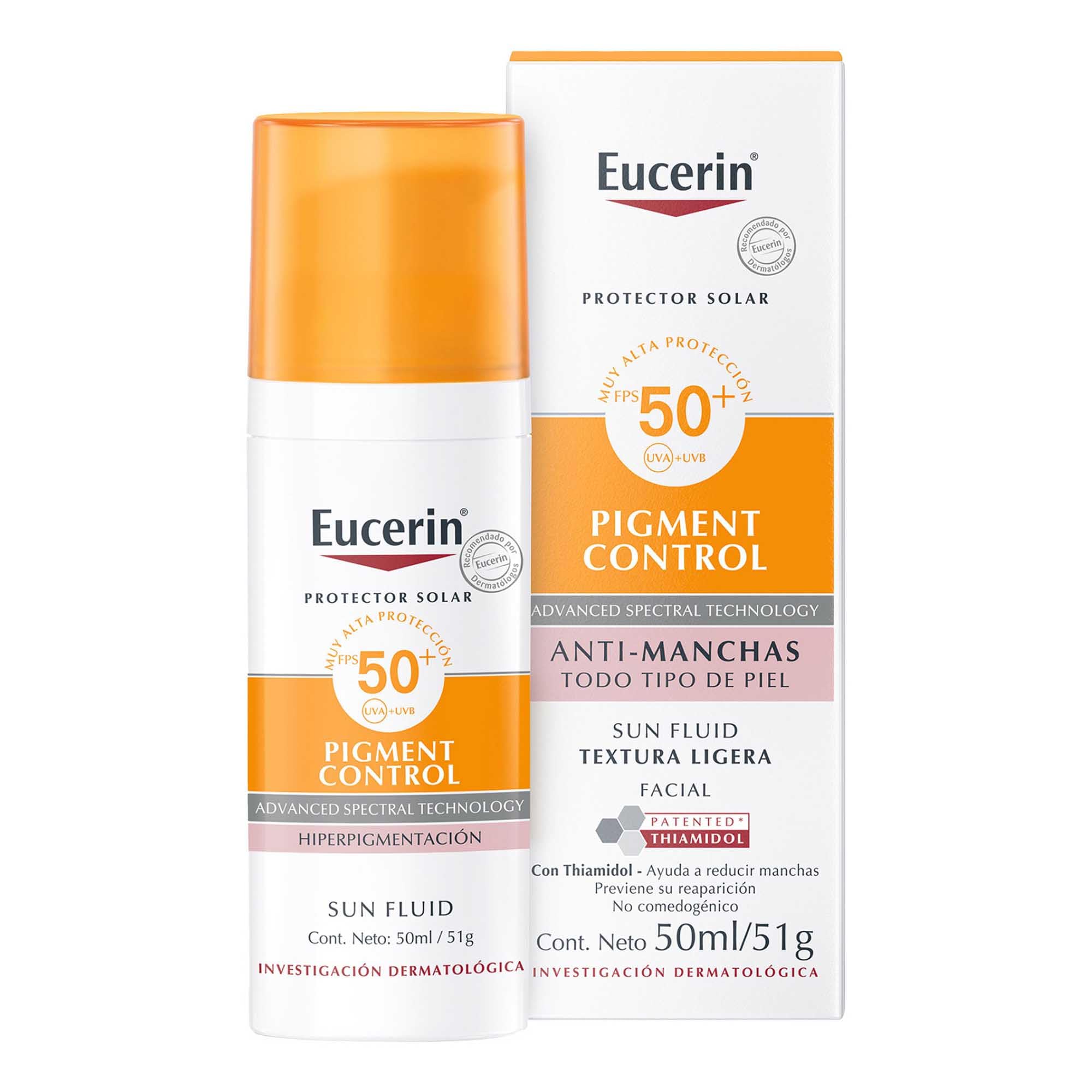 Eucerin Protector solar facial anti manchas FPS 50+ Anti Pigment Sun ...