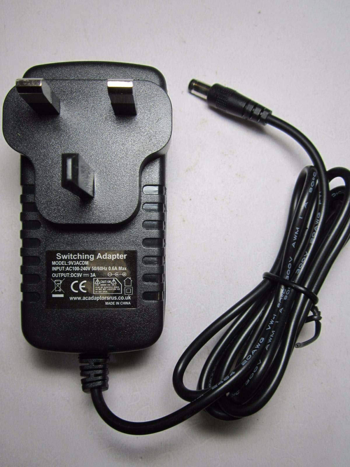 Replacement for 9V 3A AC-DC Adaptor Power Supply for IFETCH I Fetch ...
