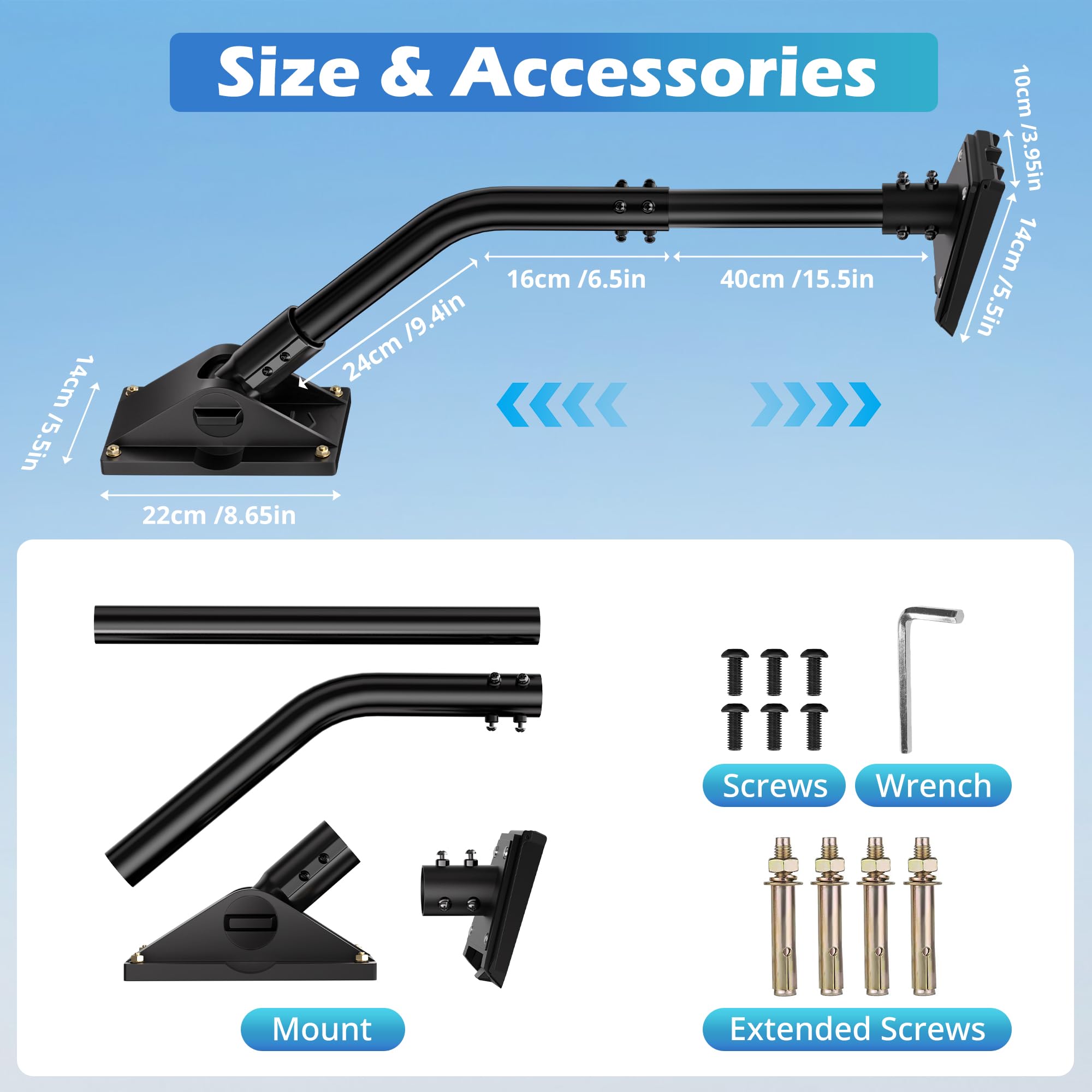 Snapklik.com : UBeesize Starlink Mount Gen 3, Starlink Pole Mounts For Gen 3 Standard Satellite ...