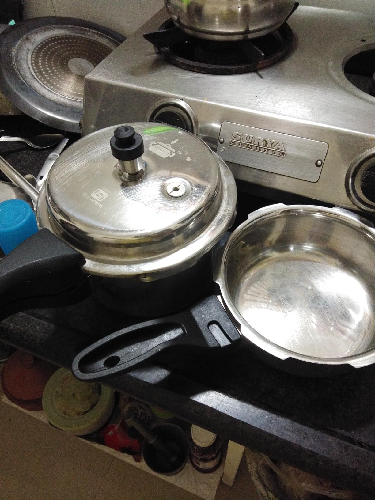 Buy Pannikin Stainless Steel Outer Lid with Induction Base Pressure ...