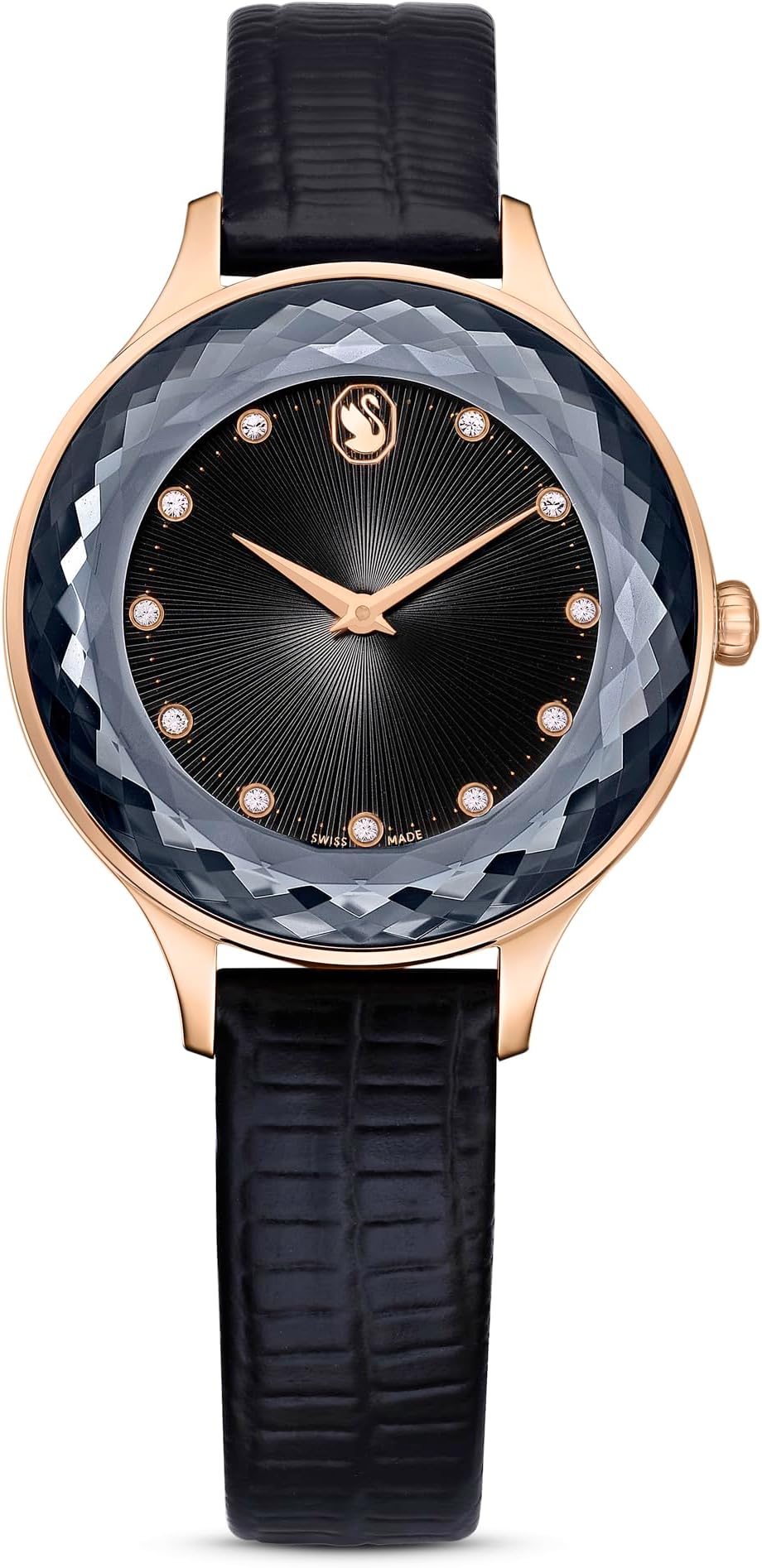 Swarovski Bracelet Watch, Blue Octagon Cut Crystals in a Stainless ...