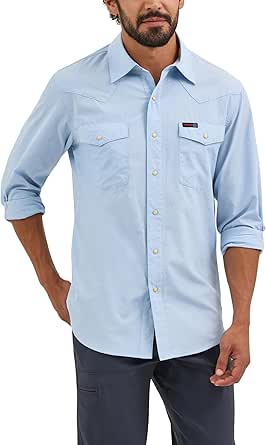 Amazon.com: ATG Men's Western Drover Button-Down Shirt : Ropa, Zapatos ...