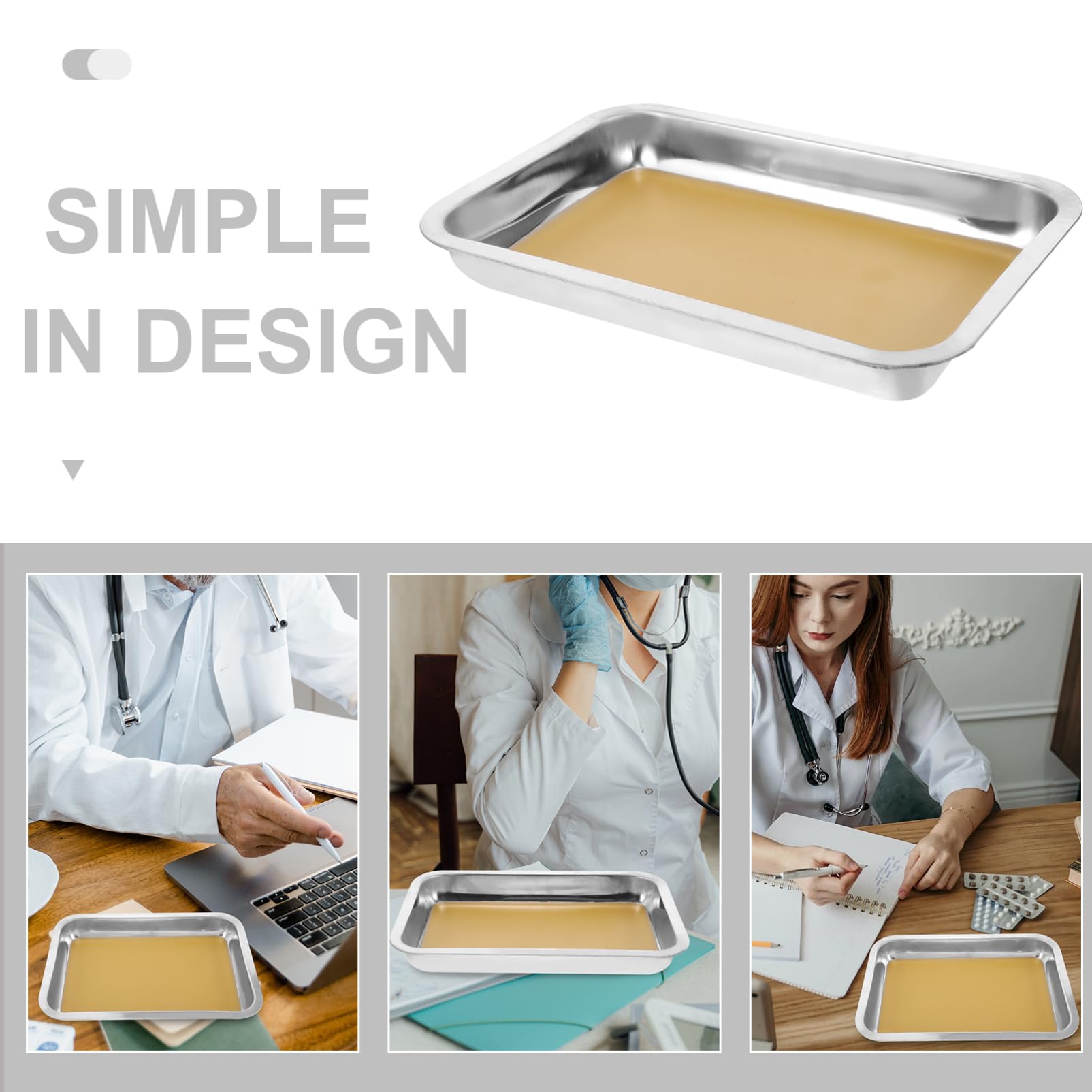 Snapklik.com : Wax Dissection Tray Dissecting Tray Stainless Steel ...
