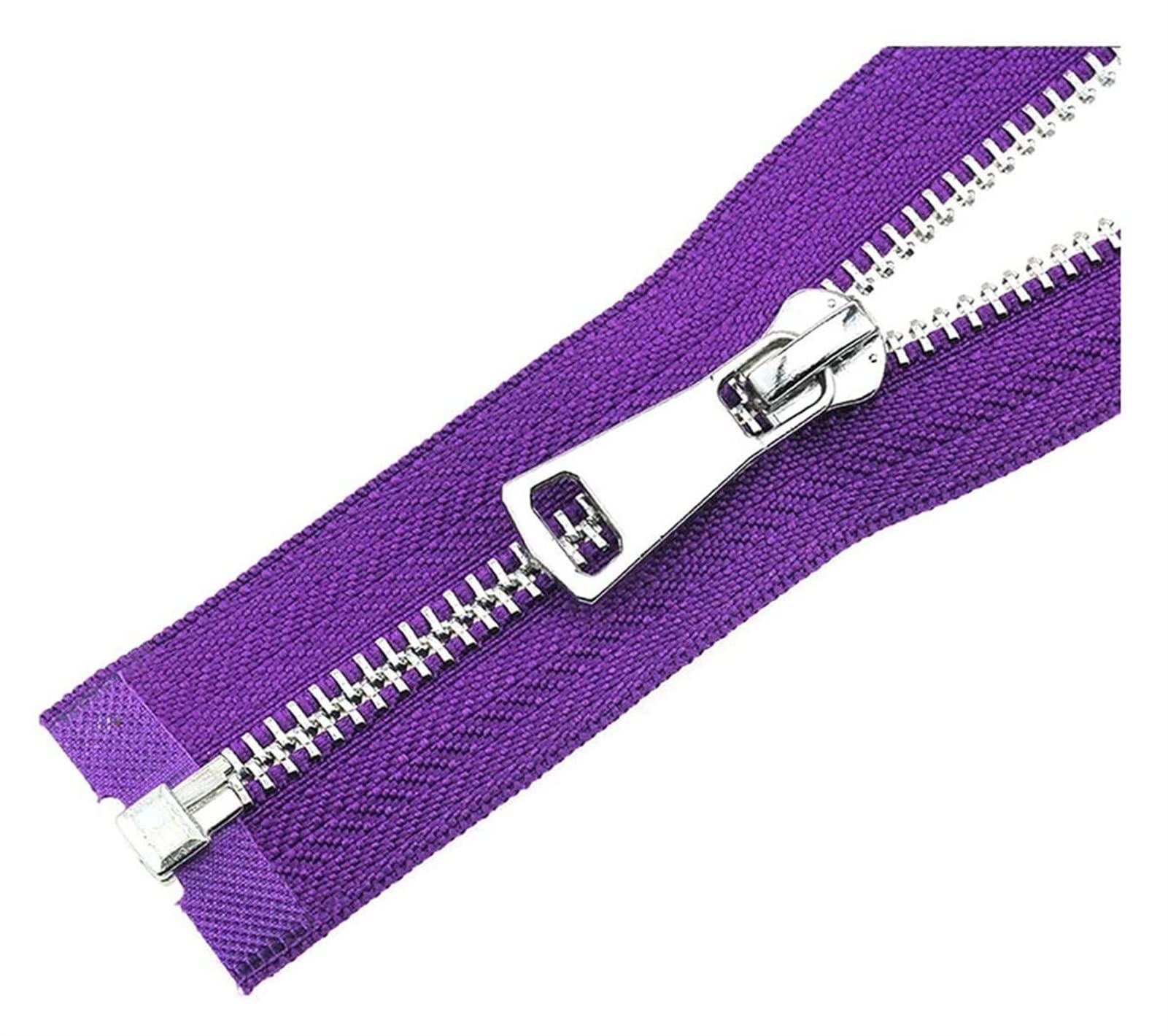 Open Metal Zipper