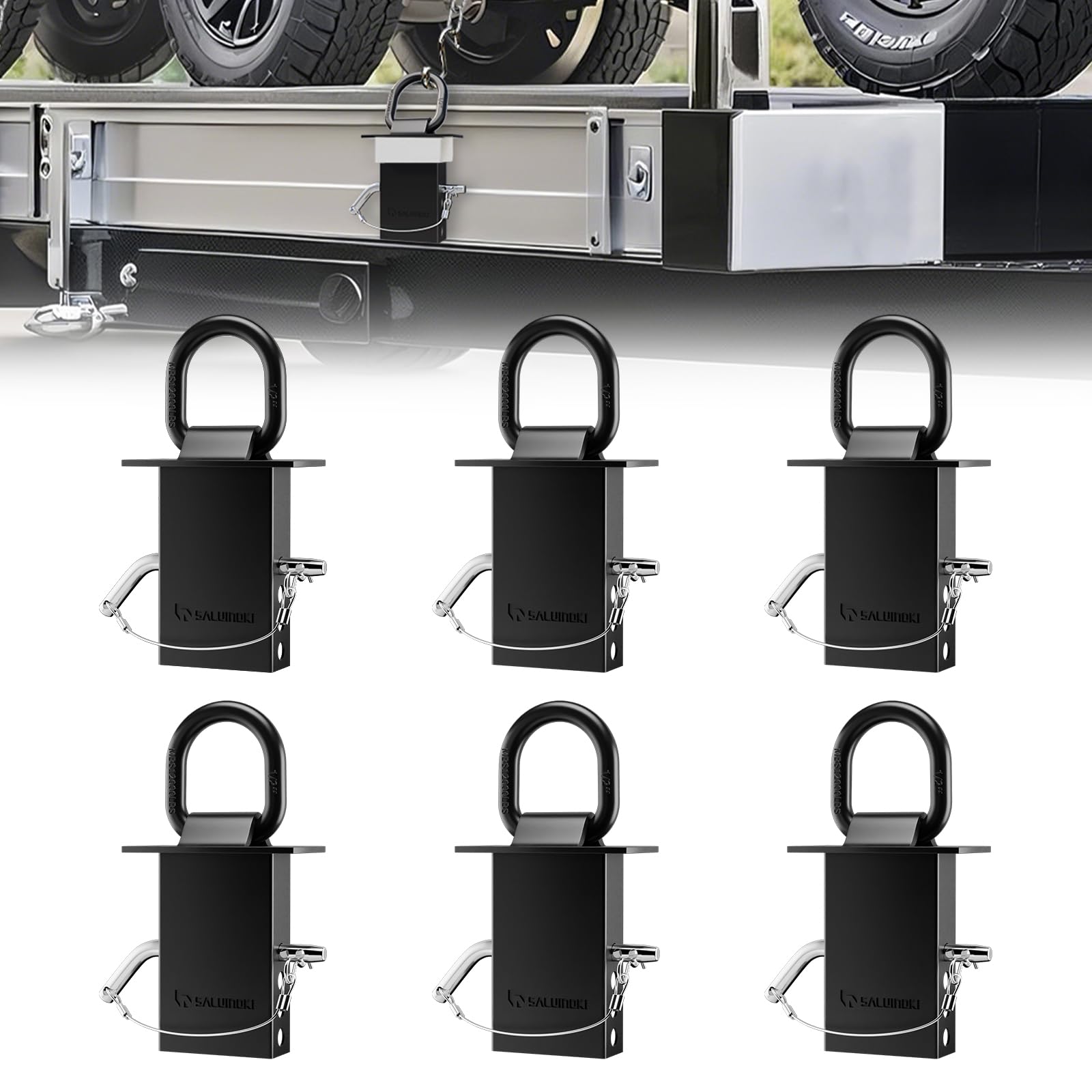 Amazon.com: SALUINOKI Stake Pocket D Ring for Trailer Heavy Duty, D ...