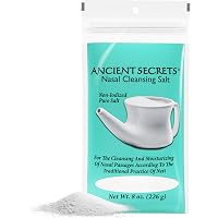 Ancient Secrets Neti Pot Salt Nasal Cleansing Salt 8oz