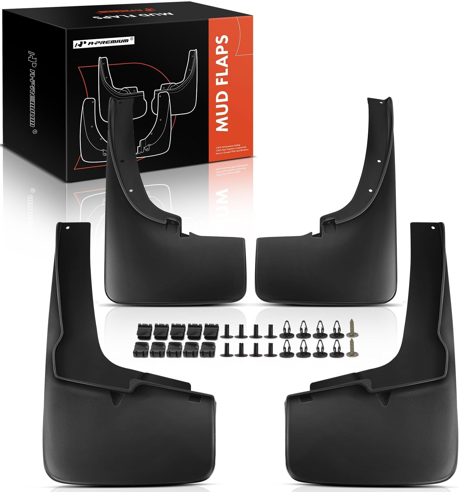 Amazon.com: OEM R1WZ-16A550-BA Rear Mud Flap Splash Guards Black Pair ...