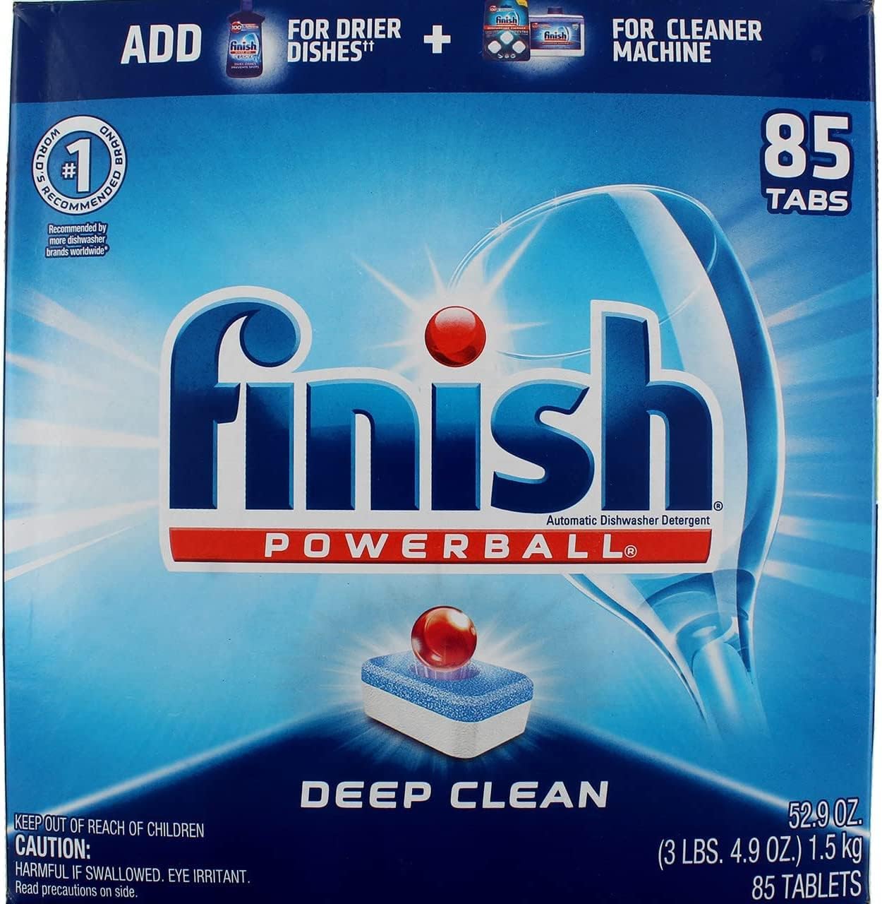 Amazon.com: FINISH® Classic - 60ct - Dishwasher Detergent - Powerball ...