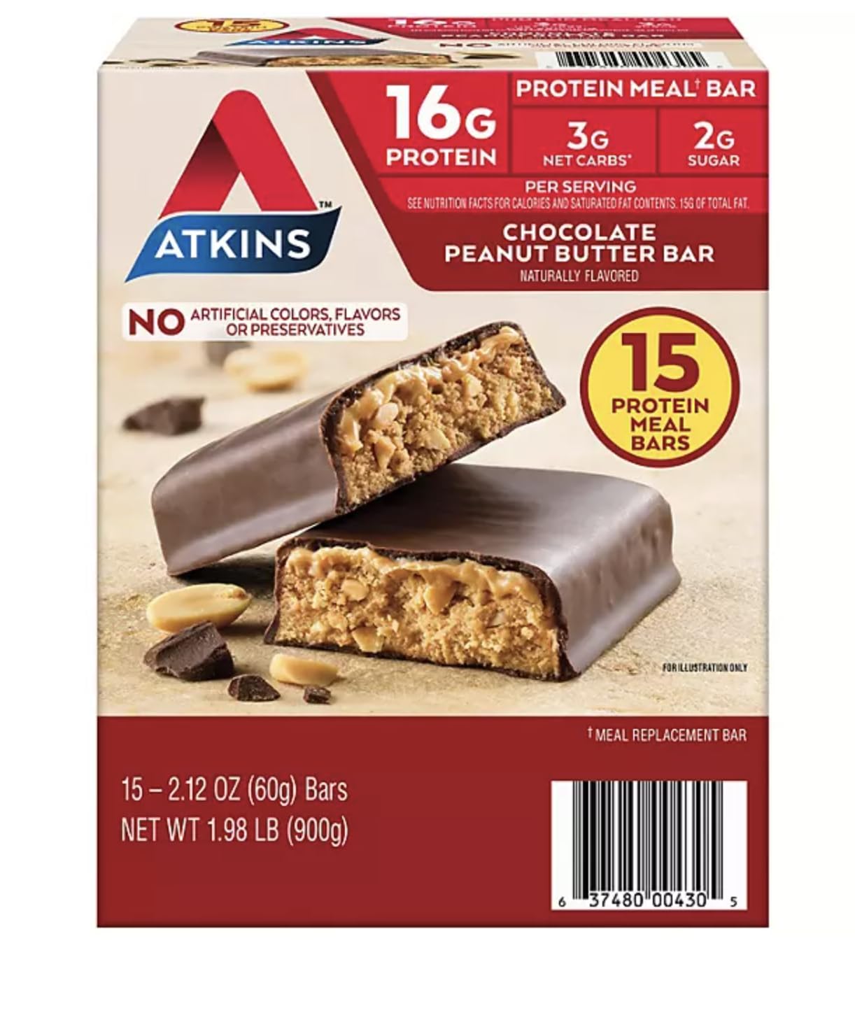 Amazon.com : Atkins Balanced Lifestyle Variety Pack, Meal Bars + Snack ...