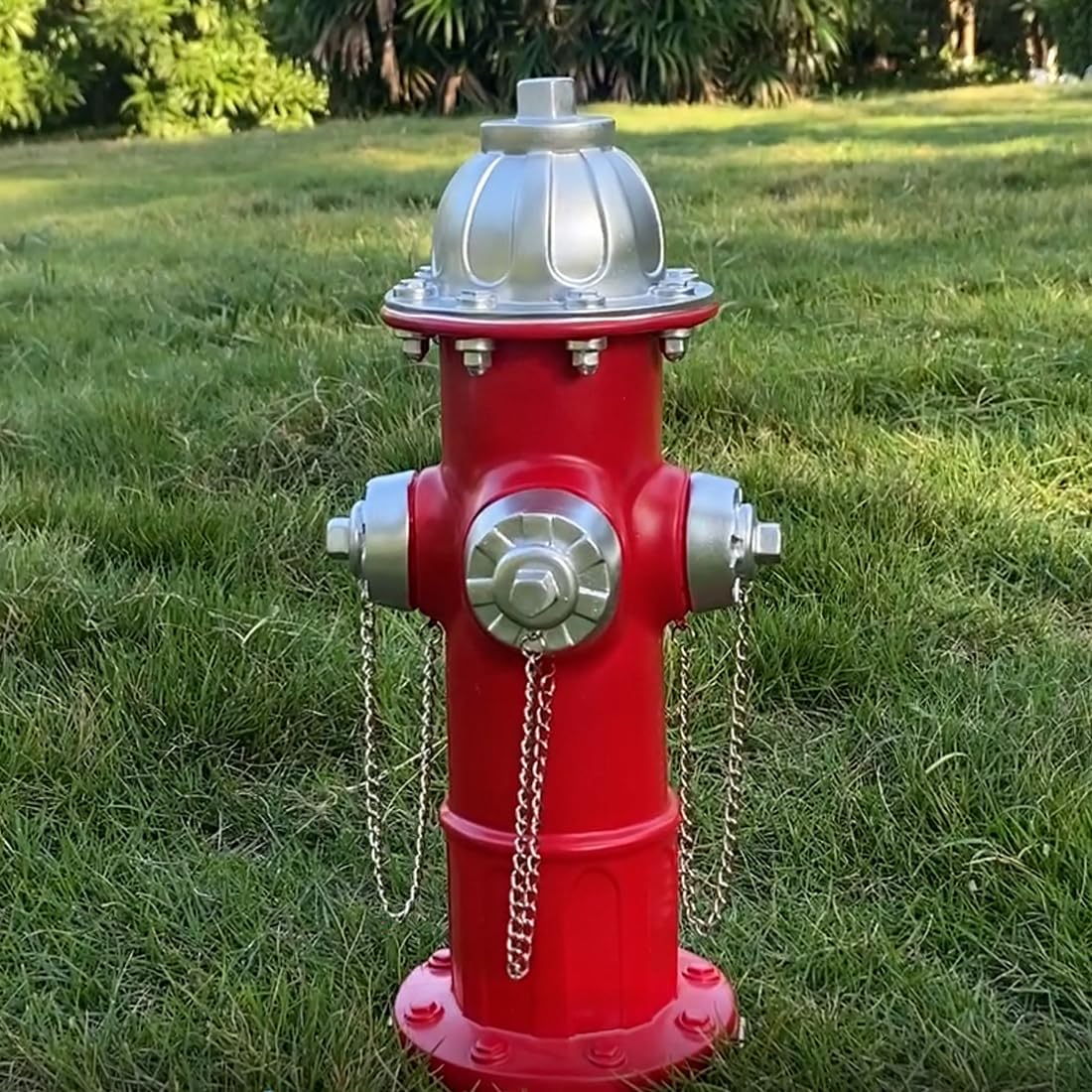 Amazon.com: Chambtalie Dog Fire Hydrant Pee Post Statue with 4 Stakes ...