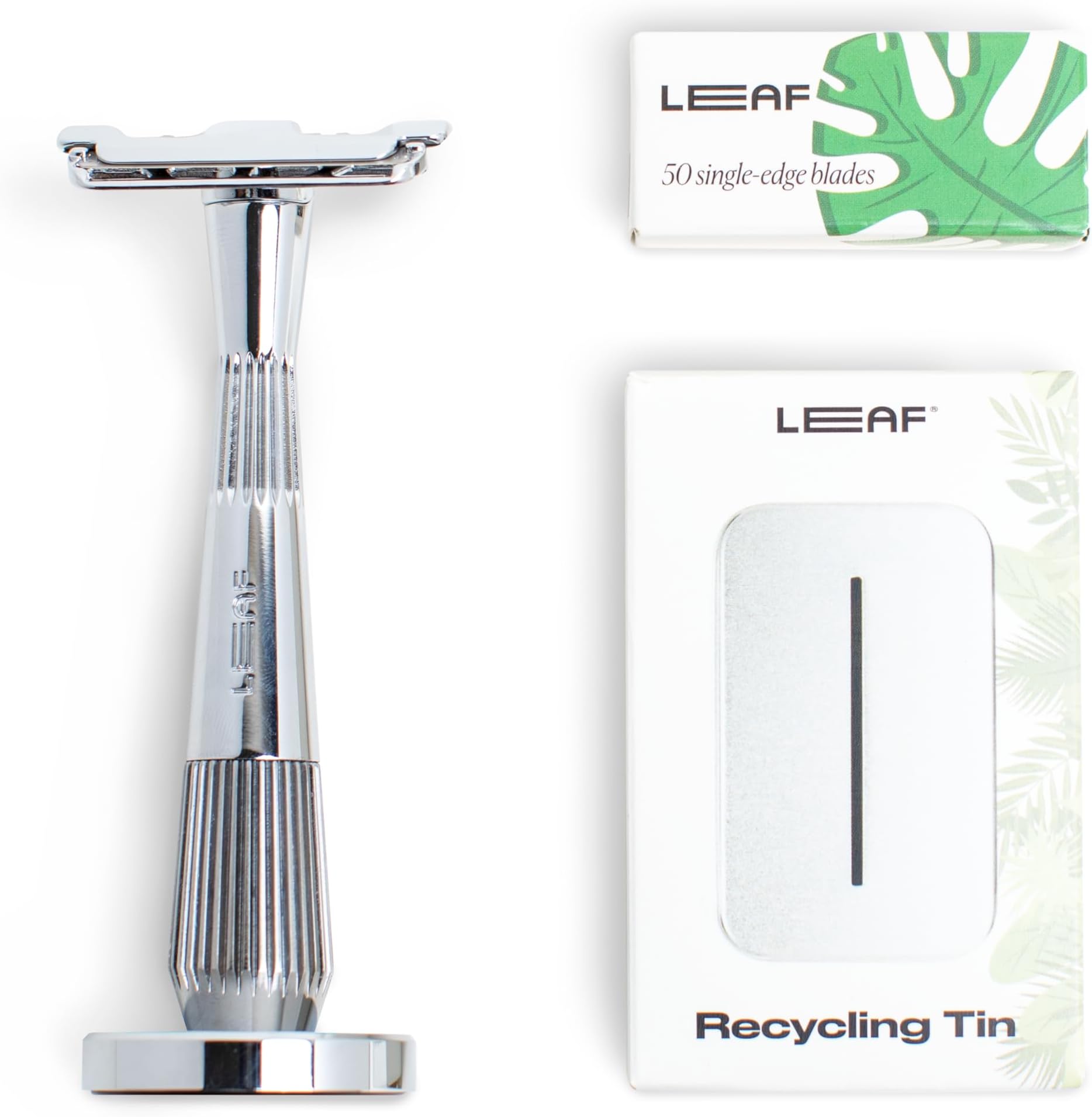 Amazon.com: Leaf Shave | The Thorn Razor Set, Chrome - Includes 1x ...