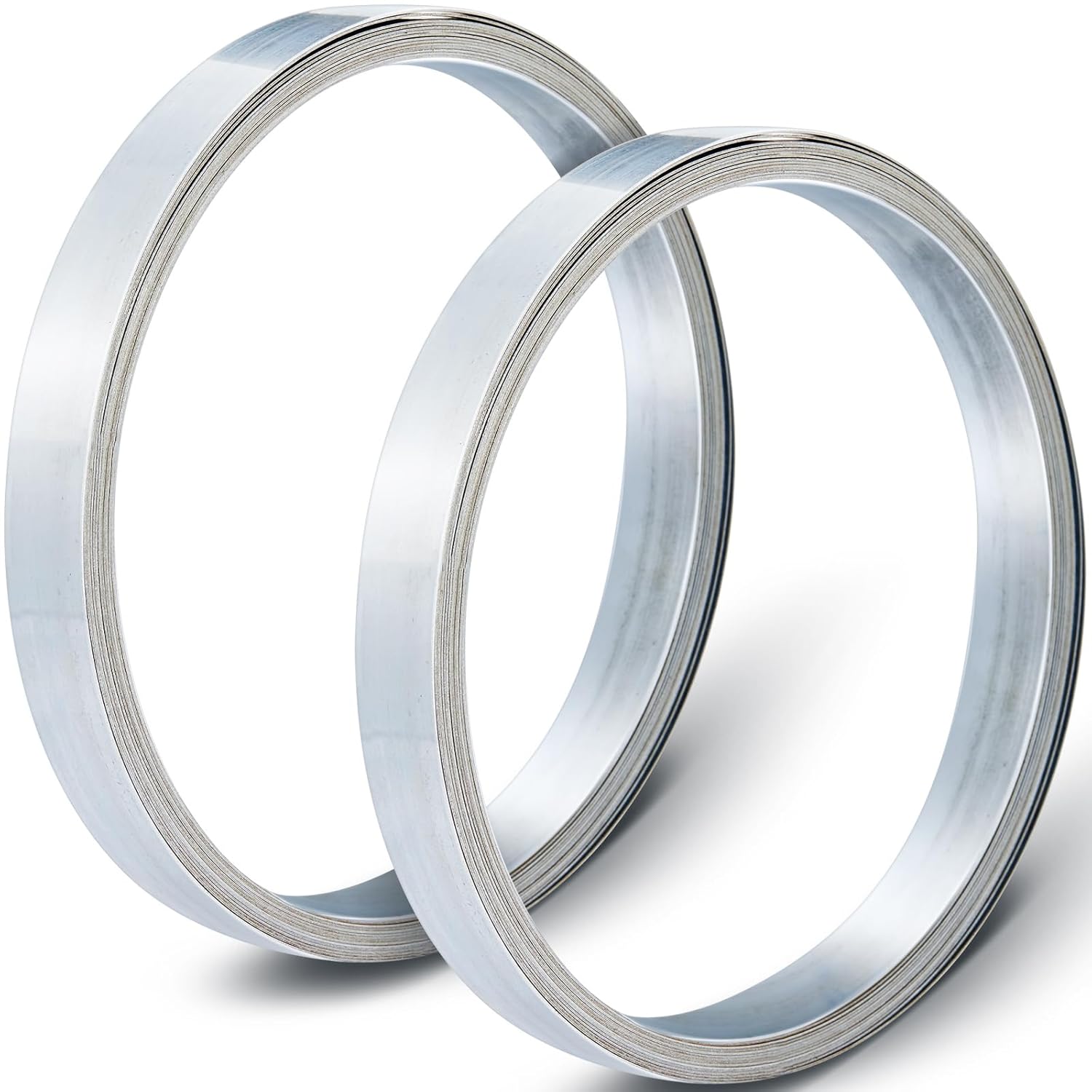 Yaocom 2 Rolls 1-1/4 x 32' x 0.035 Galvanized Strapping Duct Strapping ...