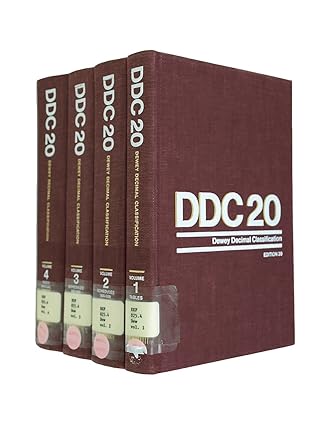 Amazon.com: Dewey Decimal Classification and Relative Index, DDC 20 (4-Volume Set ...