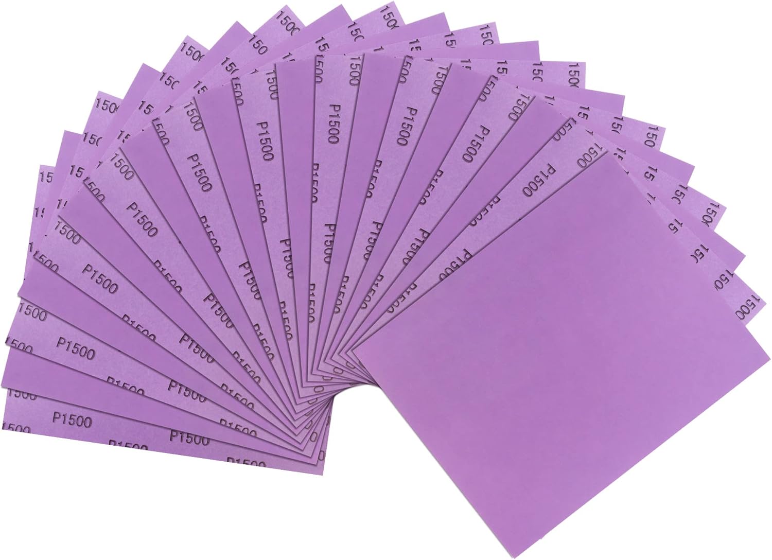 LotFancy 50PCS 60-1000 Grit 1/4 Sheet Sandpaper for Palm Sander and 60 ...