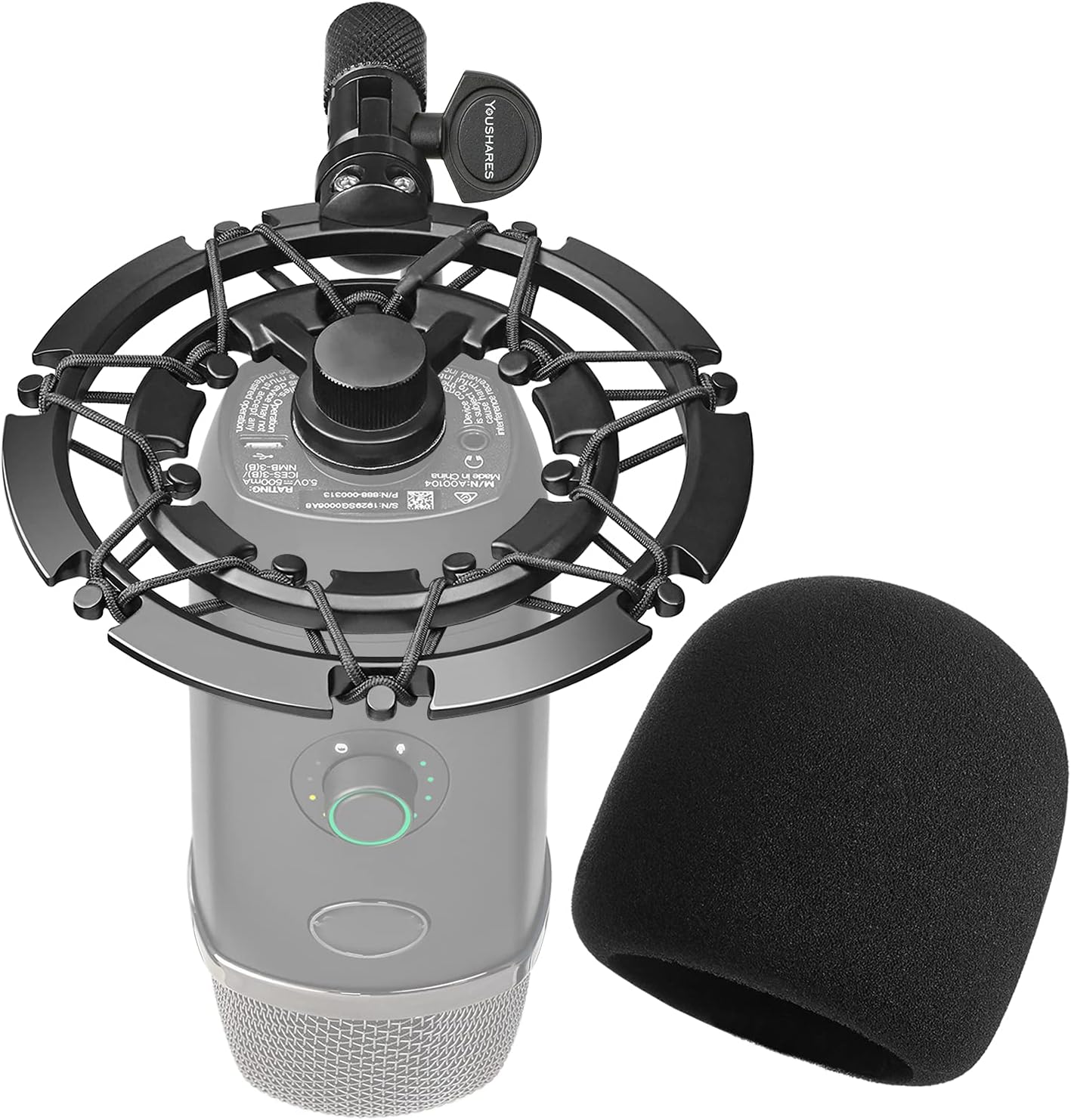 Amazon.com: YOUSHARES Blue Yeti X Shock Mount with Pop Filter, Alloy ...