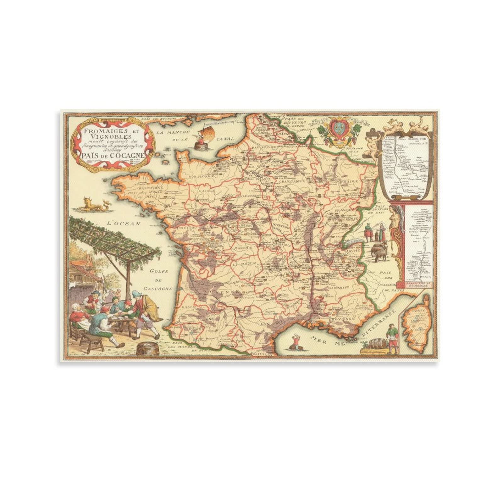 Cheese And Wine Map France Ultimate Guide: 20 French Wines & Cheese