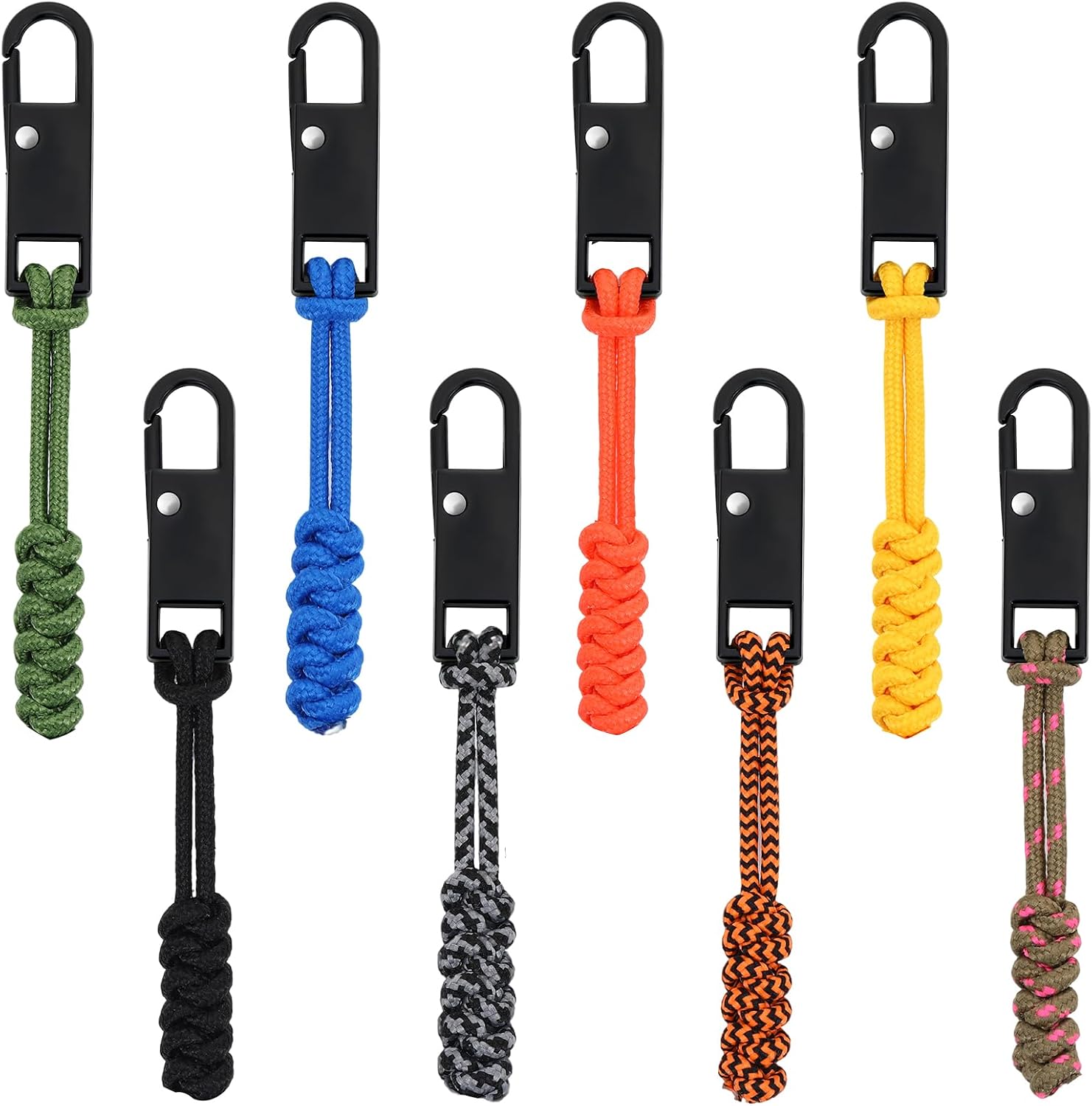 Amazon.com: NOVWANG 8-Pack Zipper Pull Replacement Set, Reliable Pull ...