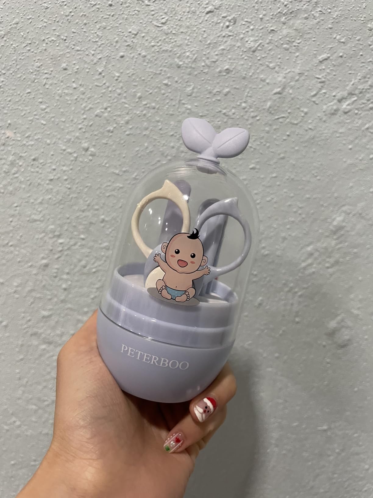 Amazon.com: Baby Nail Kit, Peterboo 4-in-1 Baby Nail Care Set with Cute ...