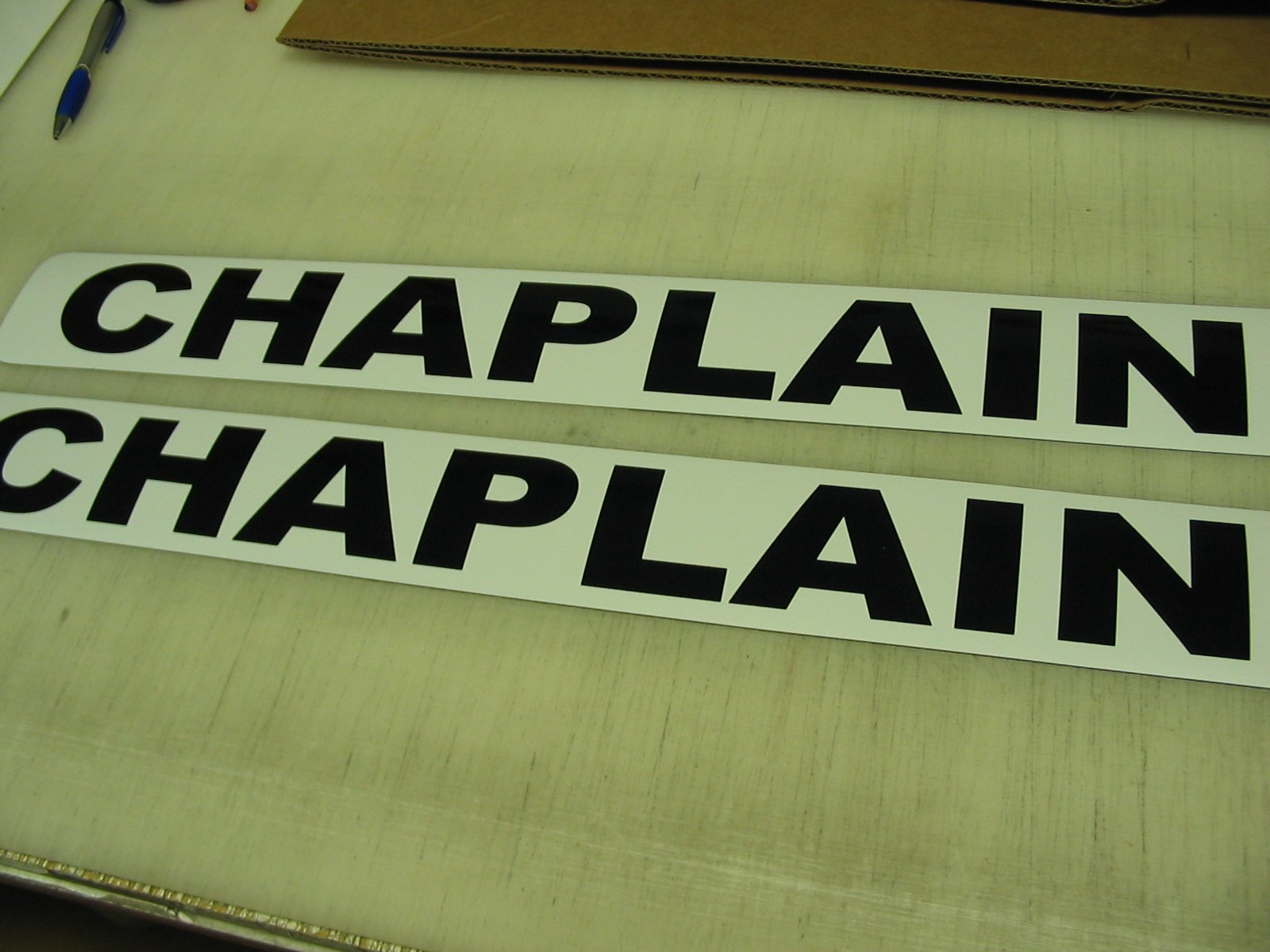 Amazon.com : Chaplain Magnetic signs to fit Car, Tow Truck, Van suv us ...