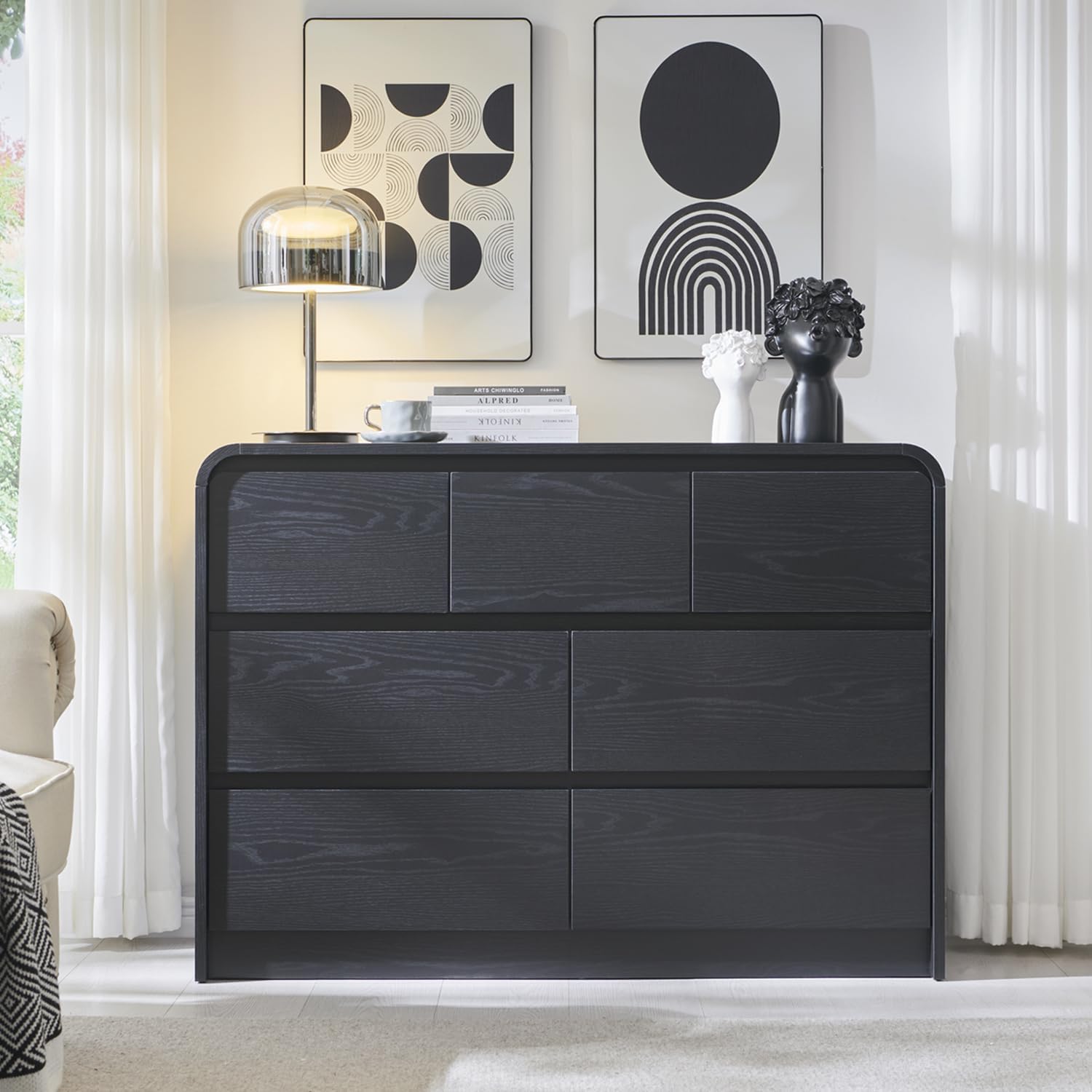 Amazon.com - Aitjunz Modern Sideboard Buffet Cabinet with 7 Storage ...