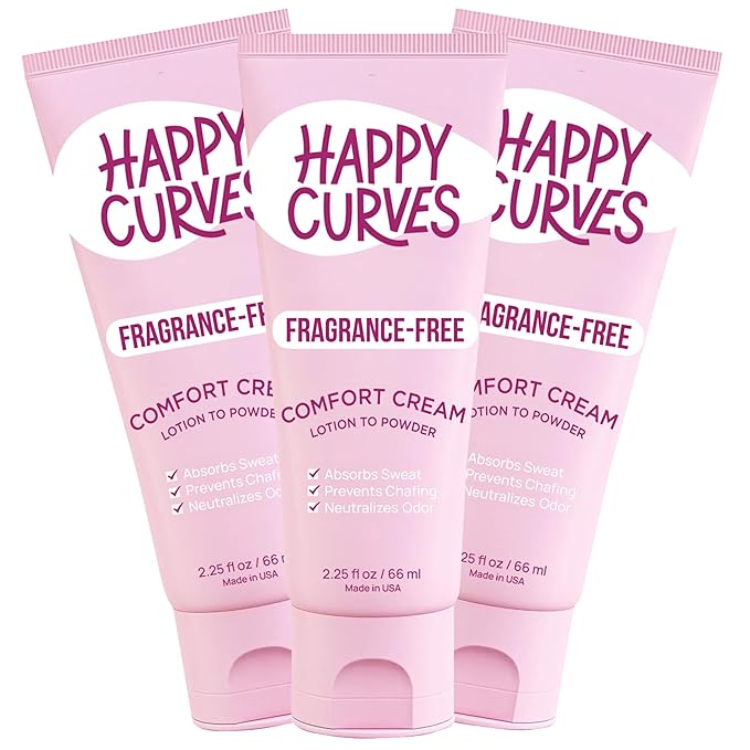 Amazon.com: HAPPY CURVES Comfort Cream Deodorant for Women: Aluminum ...