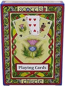 Amazon.com: Royal Tara Scottish Playing Cards Set Thistle Design Board ...