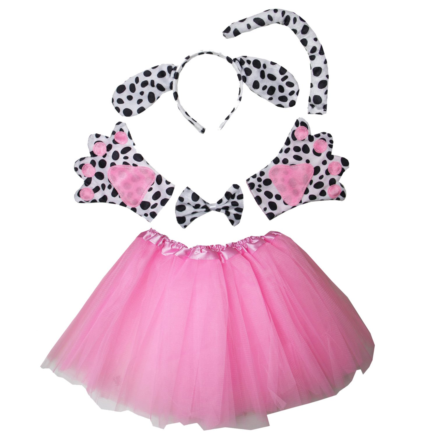 White Tutu Kirei Sui Kids Animal Costume Set - Crocodile Ears Headband ...