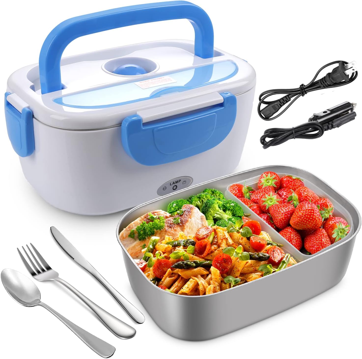 Amazon.com: Electric Heated Lunch Box Food Heater for Adults and kids ...
