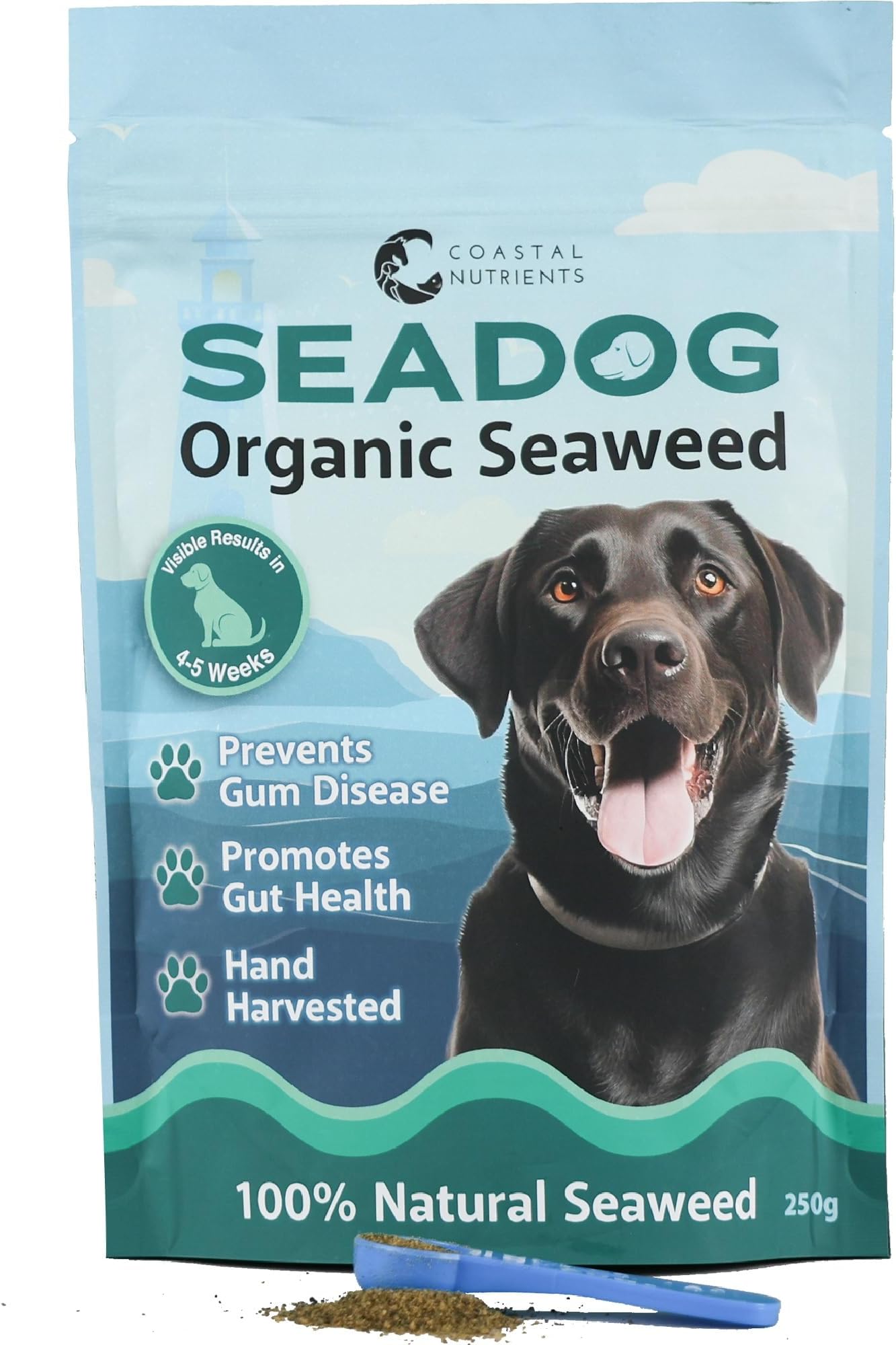 Coastal Nutrients Sea Dog Dental Powder - Organic Seaweed for Dogs ...