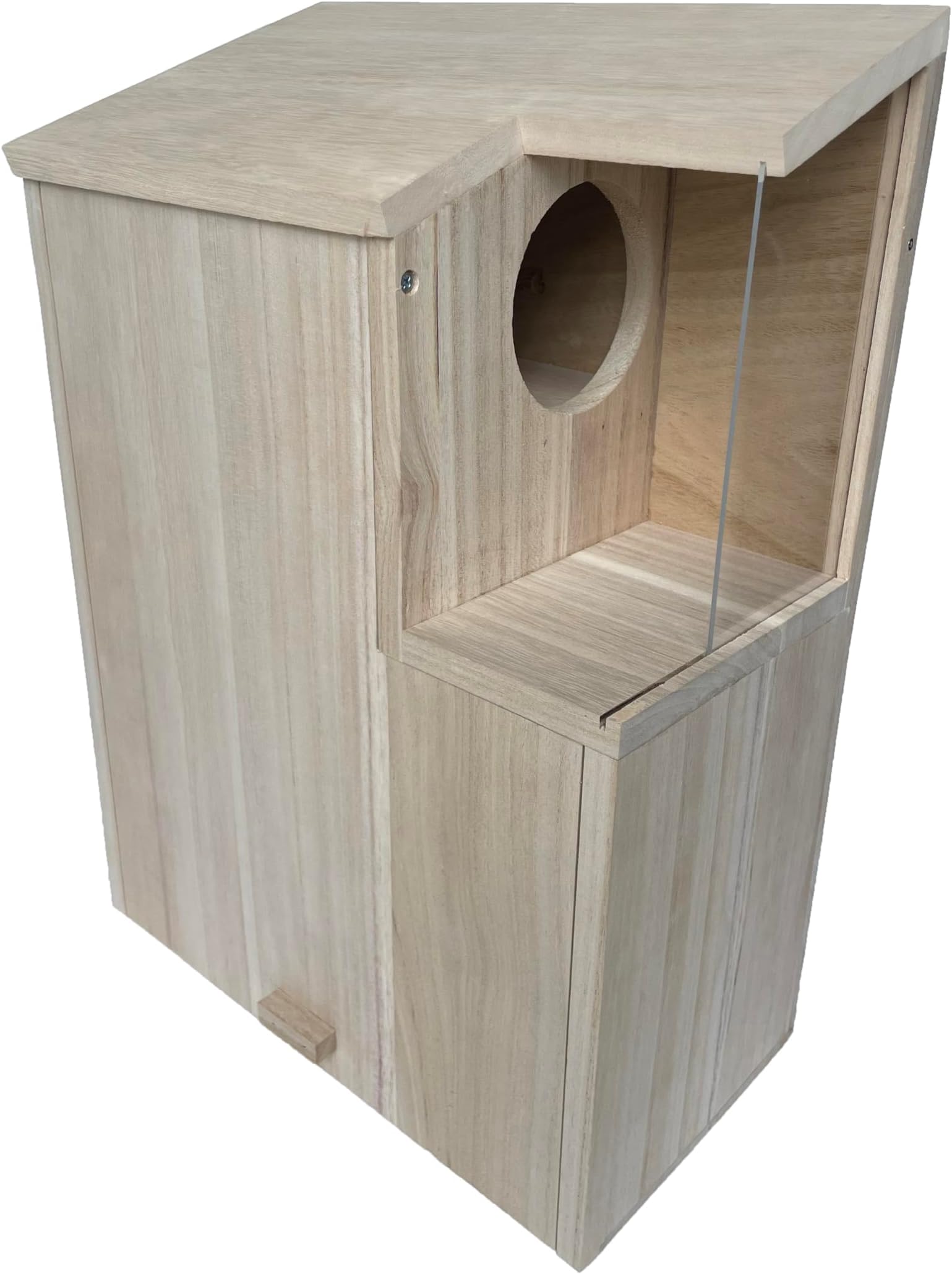 Sundia Large Squirrel Family House Pine with Coating Nesting Wooden Box ...