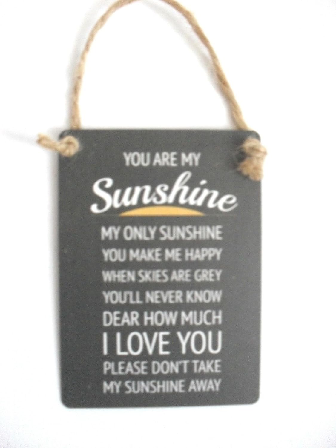 Amazon.com: You Are My Sunshine Sentimental Mini Metal Hanging Sign by ...