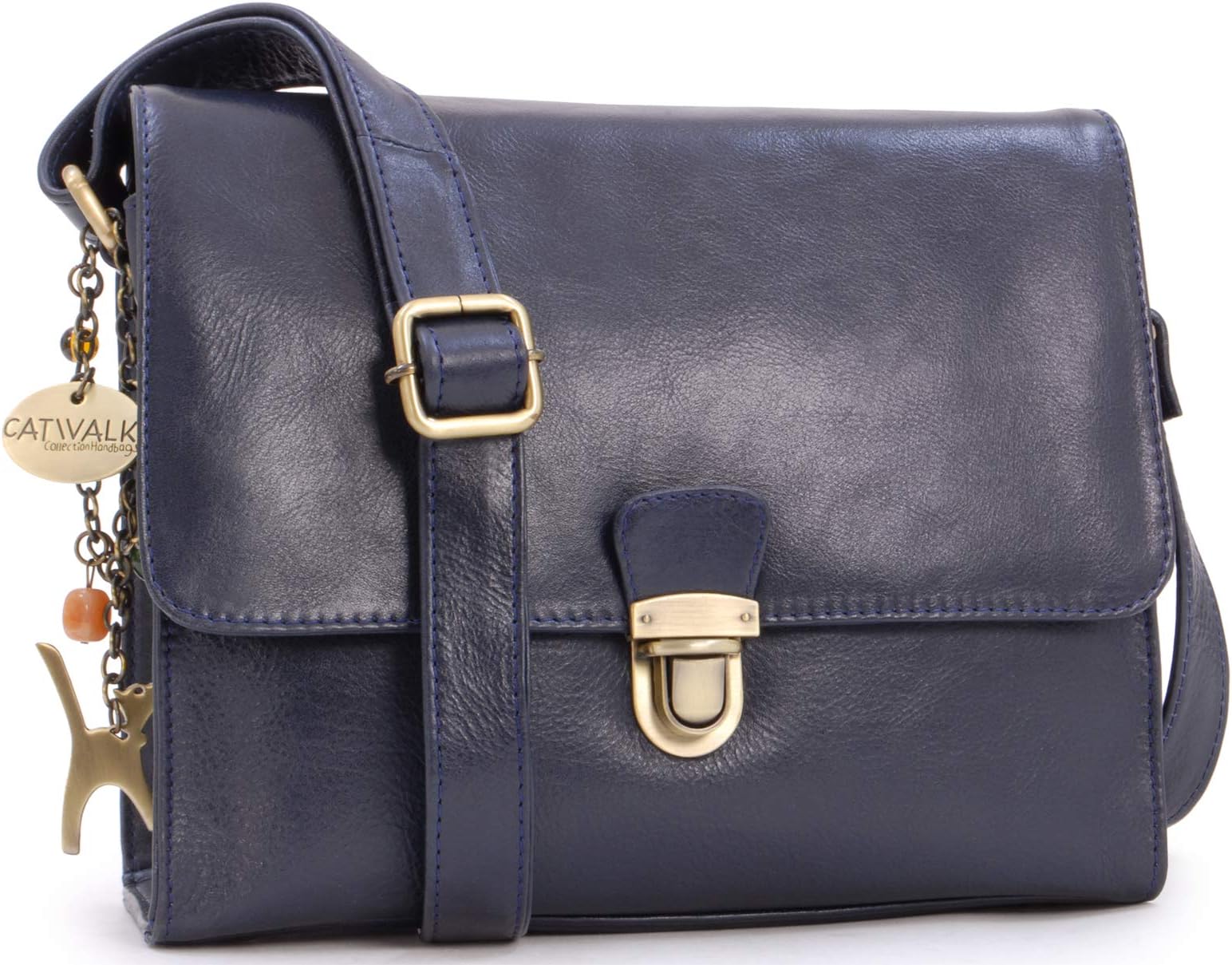Catwalk Collection Handbags - Cuir Véritable - Grande Besace/Sac ...