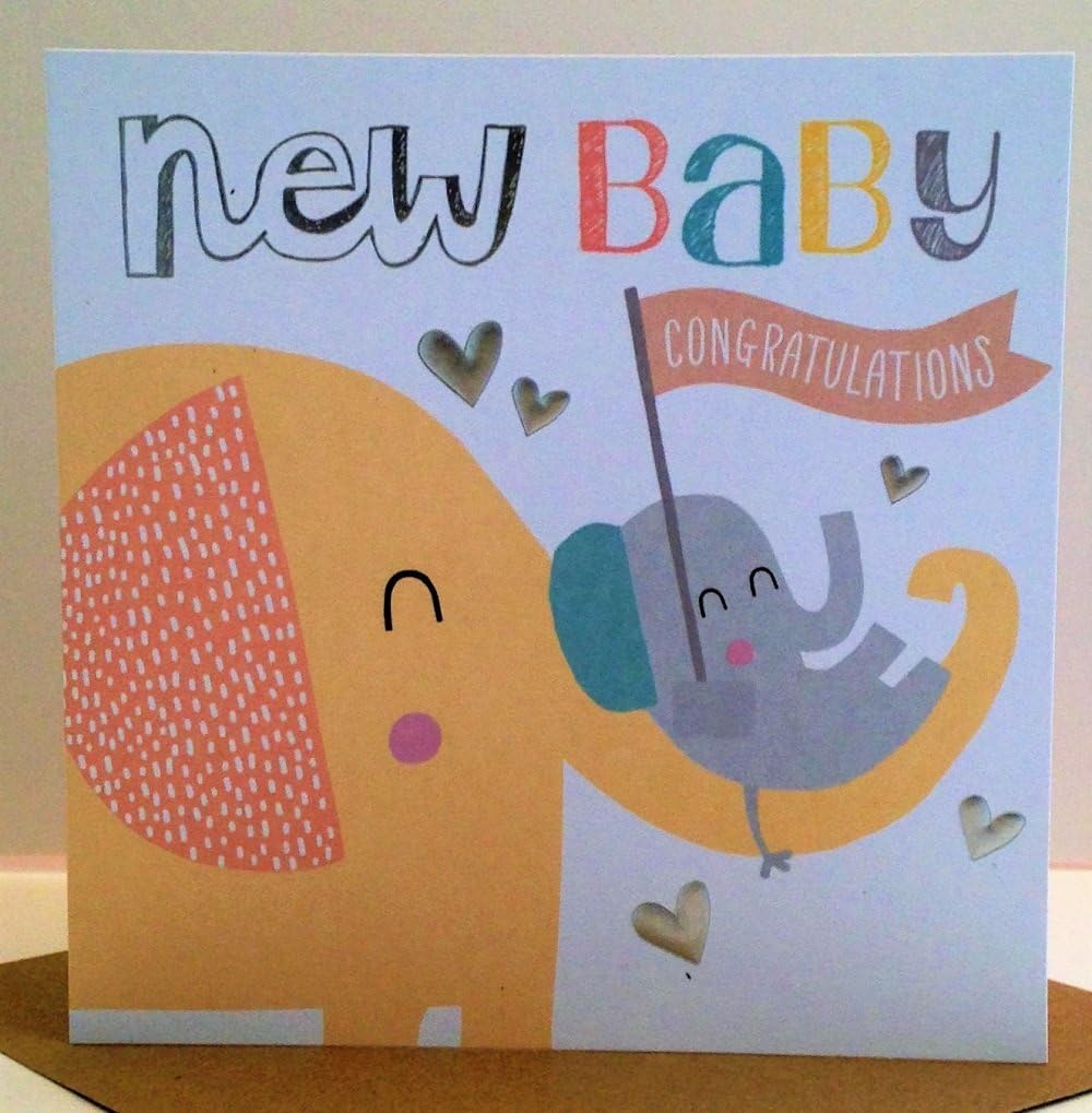 Hotchpotch Greetings Card - Wild Things - New Baby - Congratulations ...