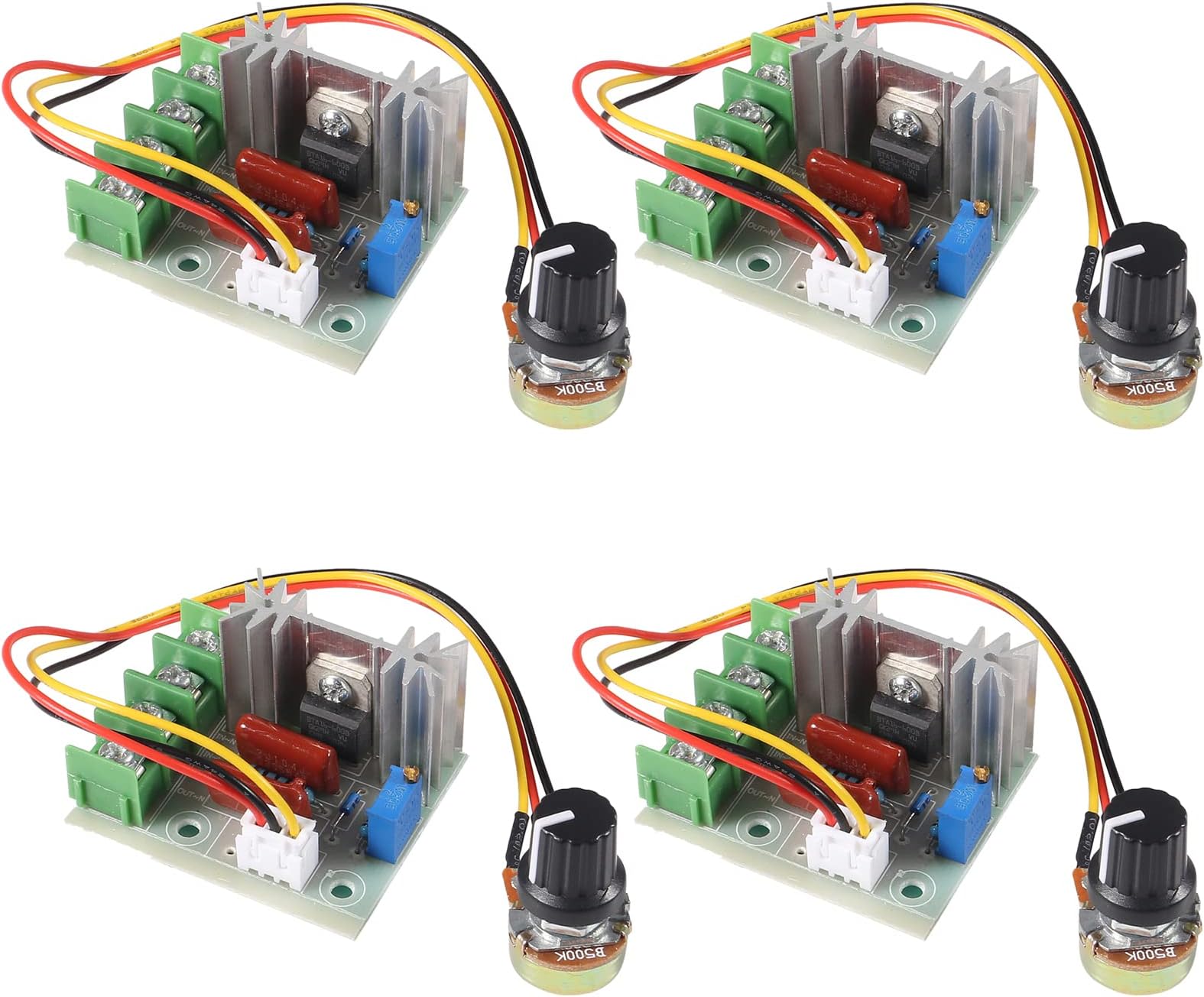 Amazon.com: MECCANIXITY AC 2000W 220V B500K, High-Power Thyristor ...