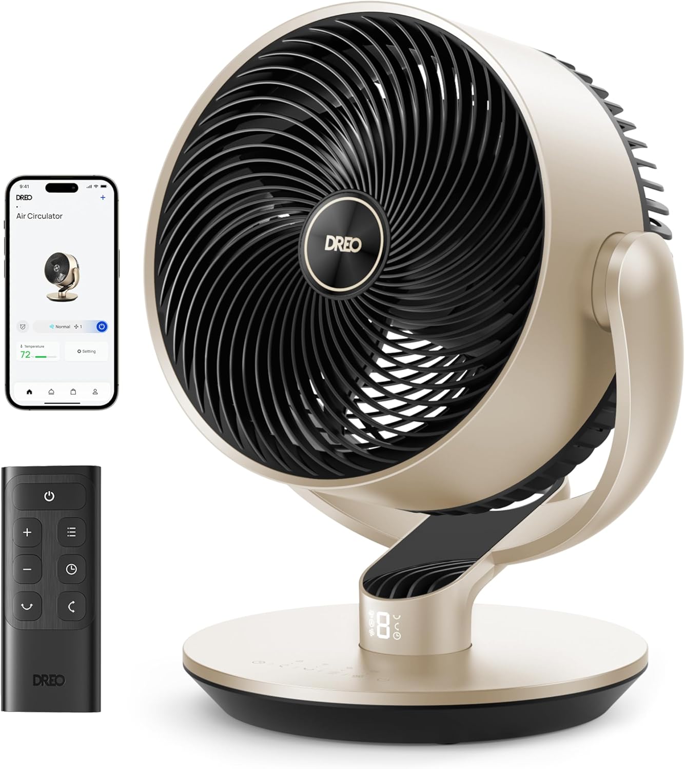 Amazon.com: Dreo Smart Fans for Home Bedroom, 16 Inch, Air Circulator ...