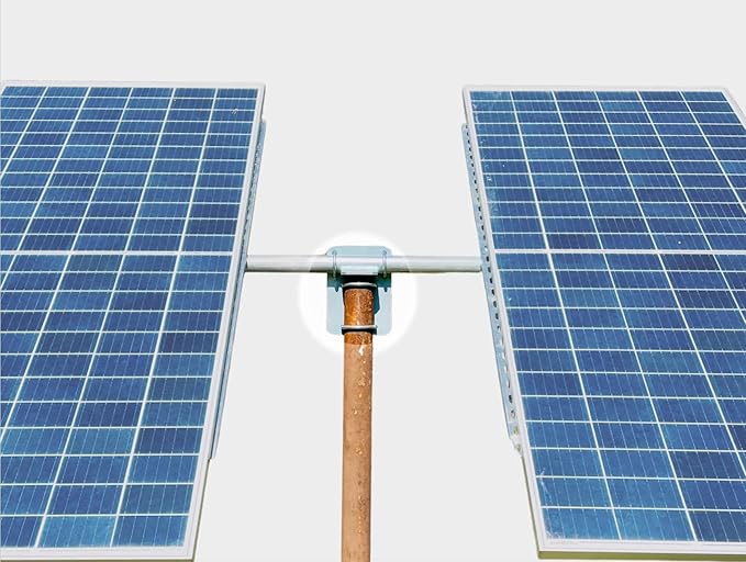 Amazon.com: Solar Panel Array Pole or Pipe Mount Mounting Bracket for 4 ...