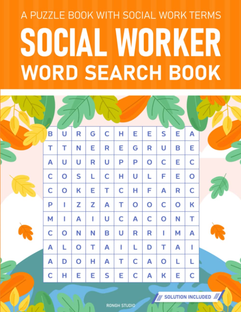 Social Worker Word Search Book: A Puzzle Book with Social Work Terms ...