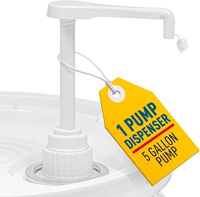 Amazon.com: Heavy-Duty 5-Gallon Bucket Pump Dispenser – Compatible with ...