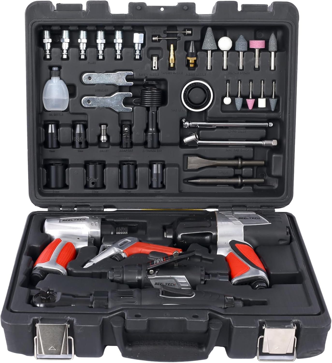 44 Piece Professional Air Tool Accessory Kit, Impact Wrench, Air ...