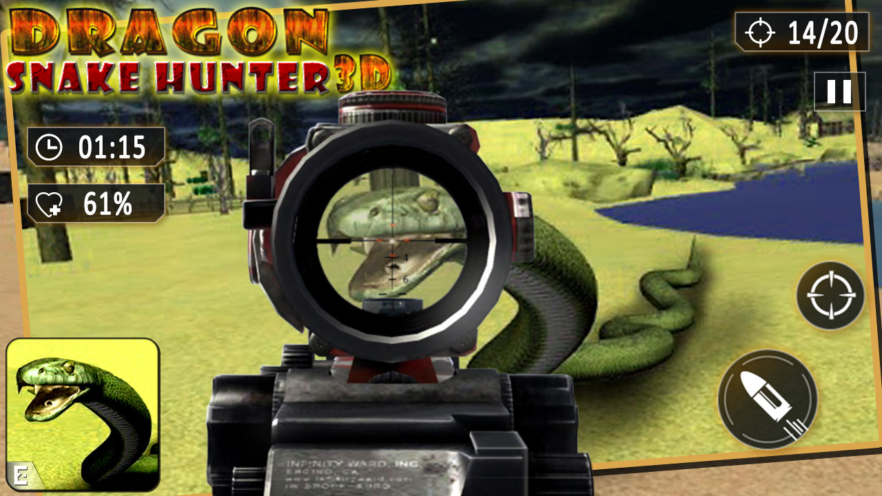 Dragon Snake Hunter 3D - Anaconda Shooter Game Pro - App on Amazon Appstore