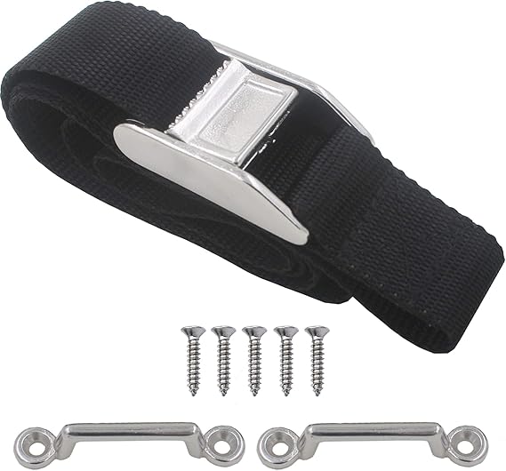 Amazon.com: YYST 54" Battery Tie Down Strap Kit Battery Hold Down Strap ...
