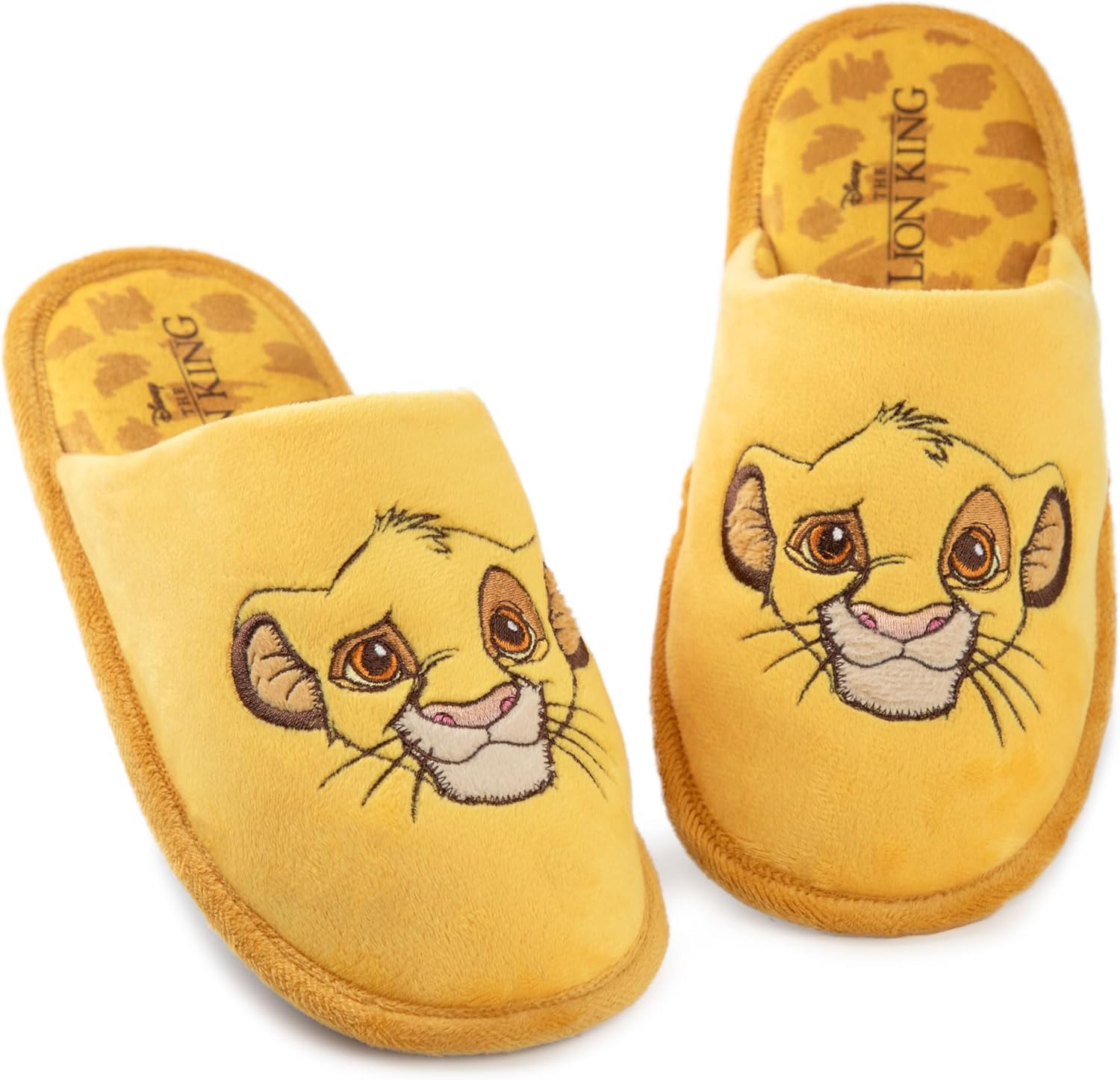 Amazon.com | Disney The Lion King Womens Slippers | Ladies Simba Indoor ...