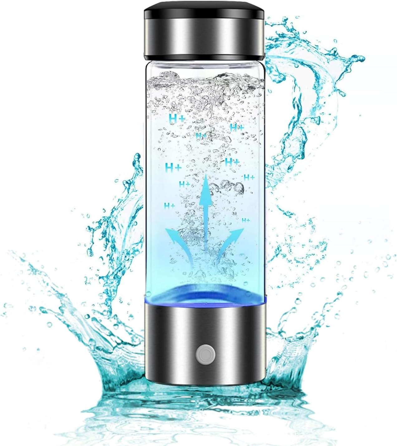 Amazon.com: jyibinee 420ml Hydrogen Water Bottle, Portable Hydrogen ...