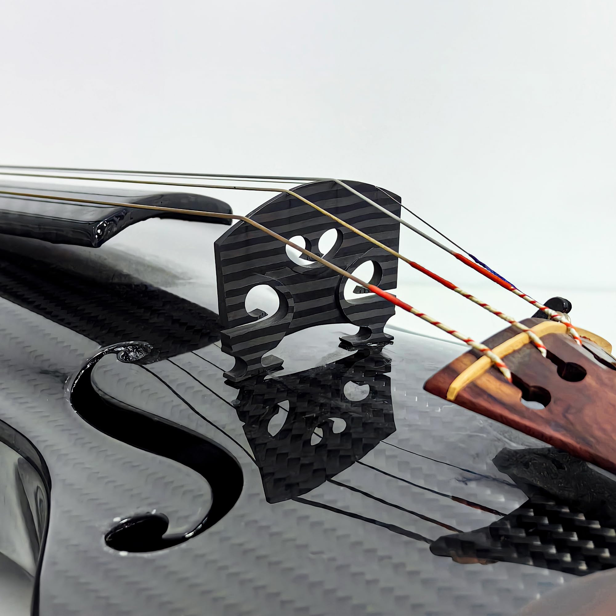 Snapklik.com : Premium Carbon Fiber 4/4 Violin Bridge Pre-Cut & Pre ...