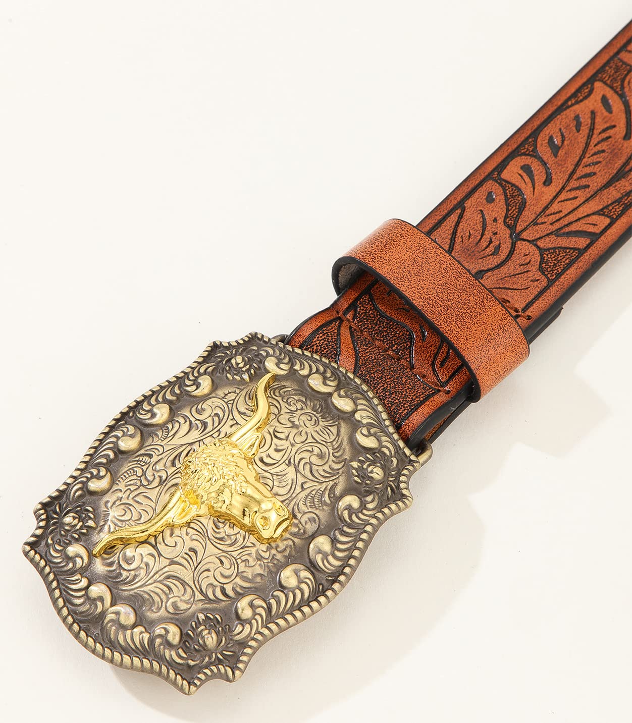 Snapklik.com : Western-Leather-Belts-Women/Men Vintage Turquoise Waist ...