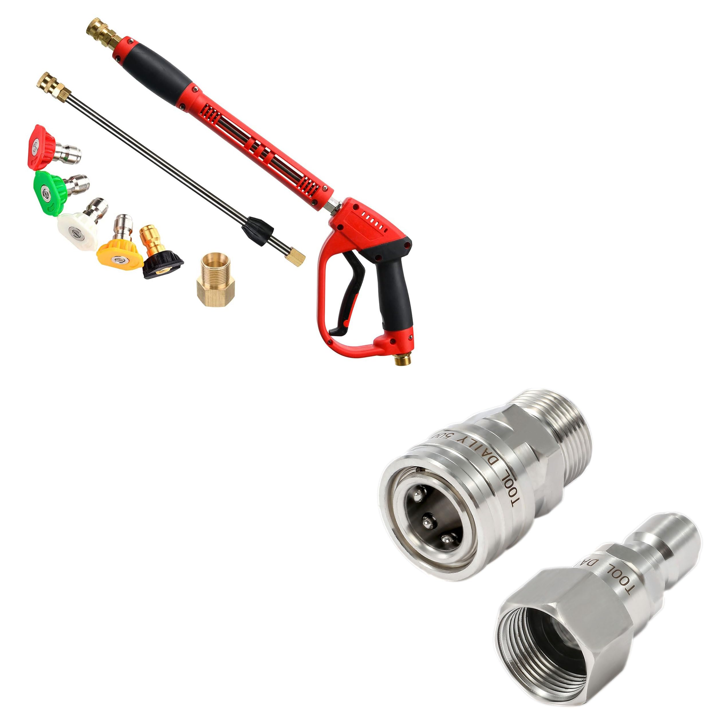 Amazon.com: Tool Daily Deluxe Pressure Washer Gun, Pressure Washer ...