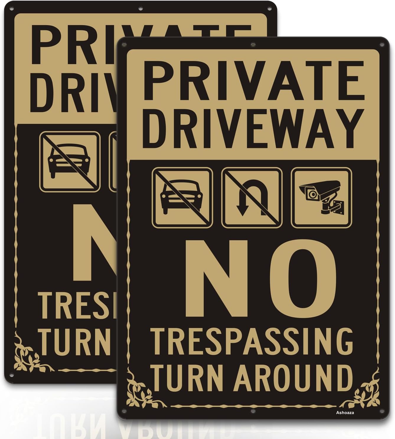 Amazon.com: SmartSign Designer "Private Road - Residents And Guests ...