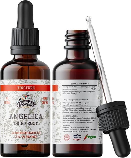 Amazon.com: Angelica Tincture, Organic Angelica Extract (Angelica ...